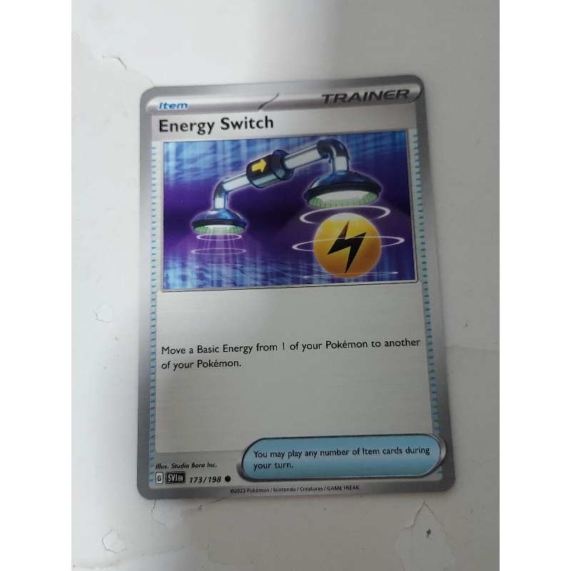 Pokemon energy switch item trainer scarlet and violet card | Shopee ...