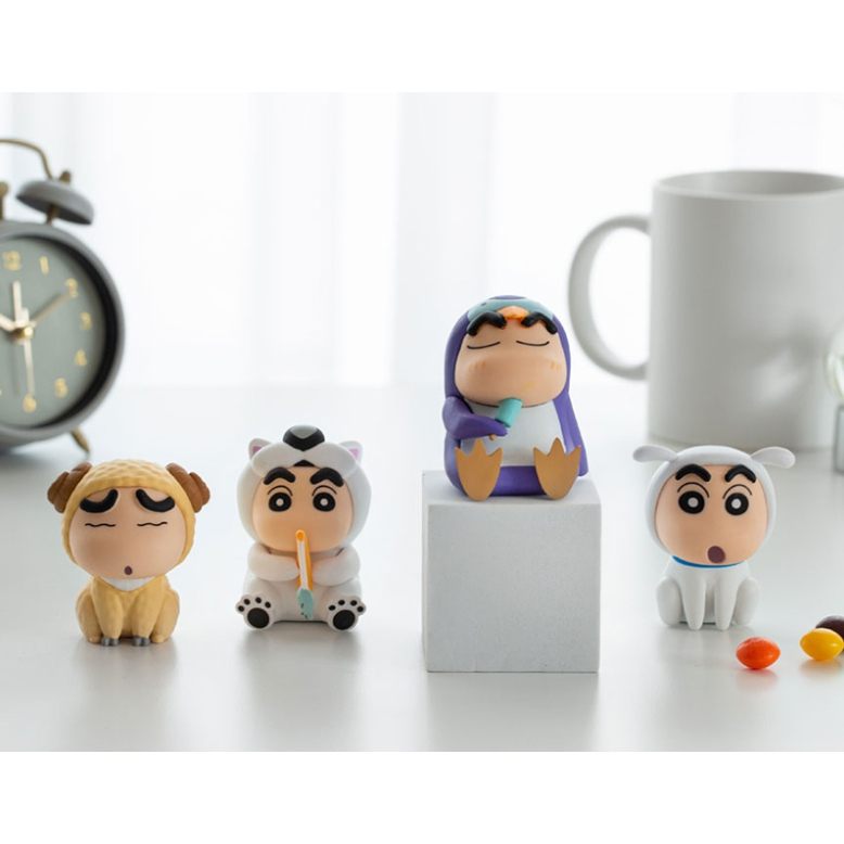 [CRAYON SHINCHAN]4 Animal Shinchan Figure Set | Shopee Singapore