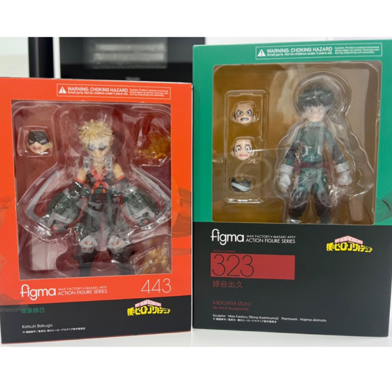 Figma 323 Midoriya Izuku Deku 443 Bakugo Katsuki My Hero Academia MHA ...