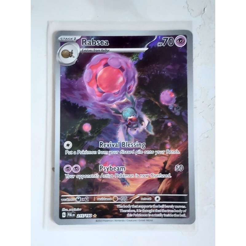 Pokemon rabsca illustration rare paldea evolved card | Shopee Singapore