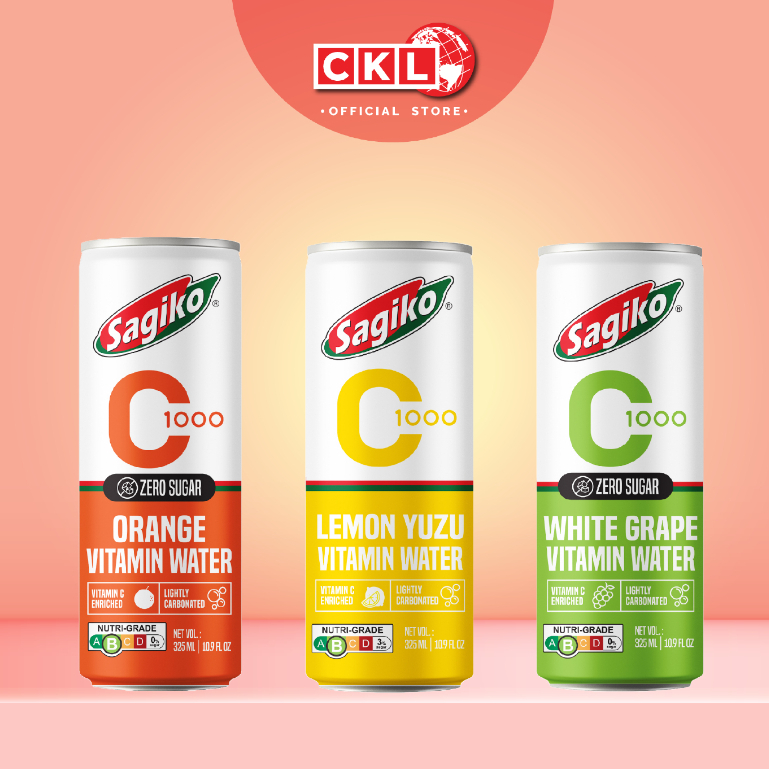Sagiko Vitamin Water - 325ml x 24 cans/ctn | Shopee Singapore