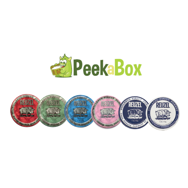 [Peek A Box] Reuzel Strong Hold Pomade, Fiber Pomade, Clay Matte Pomade ...