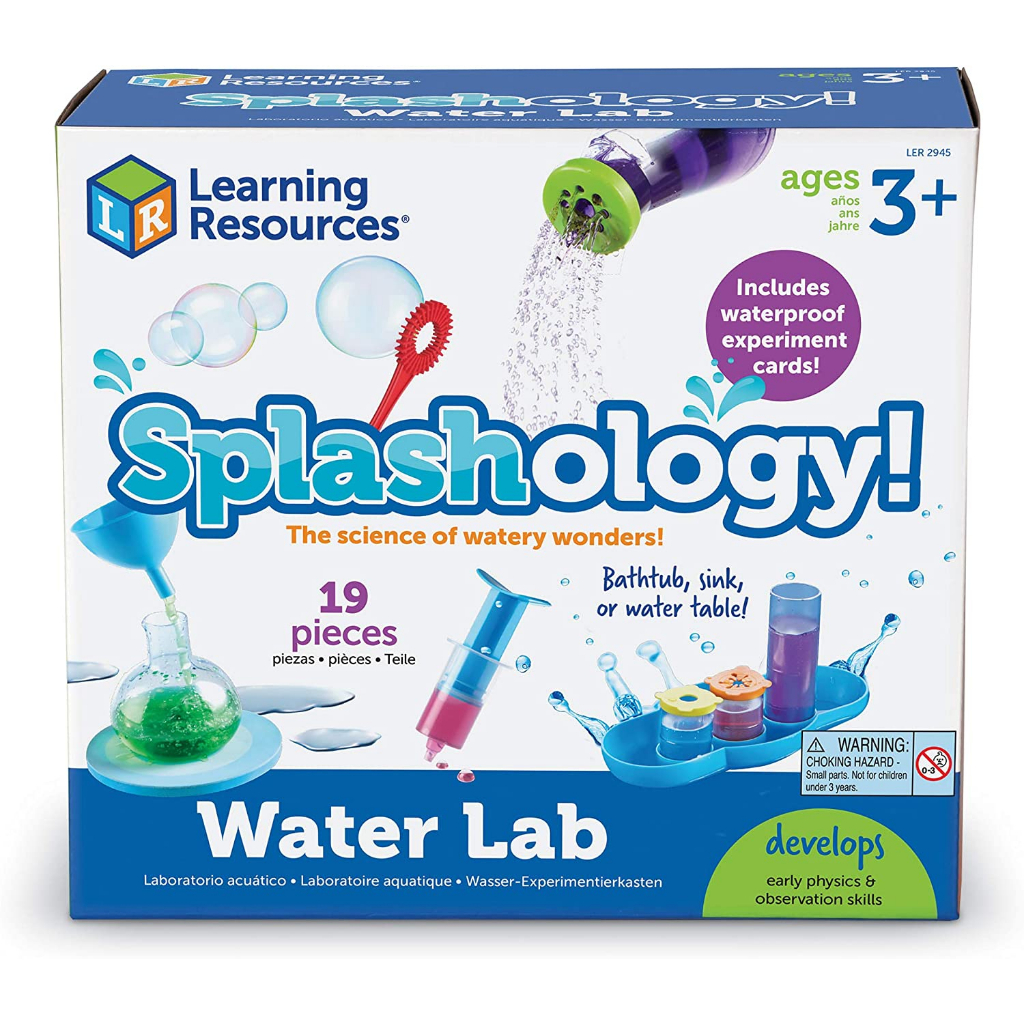 Learning Resources LER2945 Splashology! Water Lab Science Kit (19 ...
