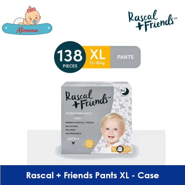 Rascal + Friends Pants XL - Case (3 Packs) | Shopee Singapore