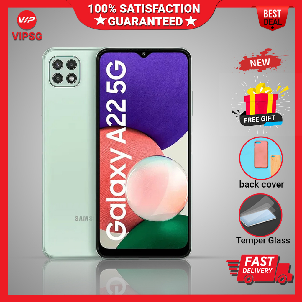 Samsung Galaxy A22 5G 6GB 128GB Brand New Sealed Set 5000mAh Battery ...