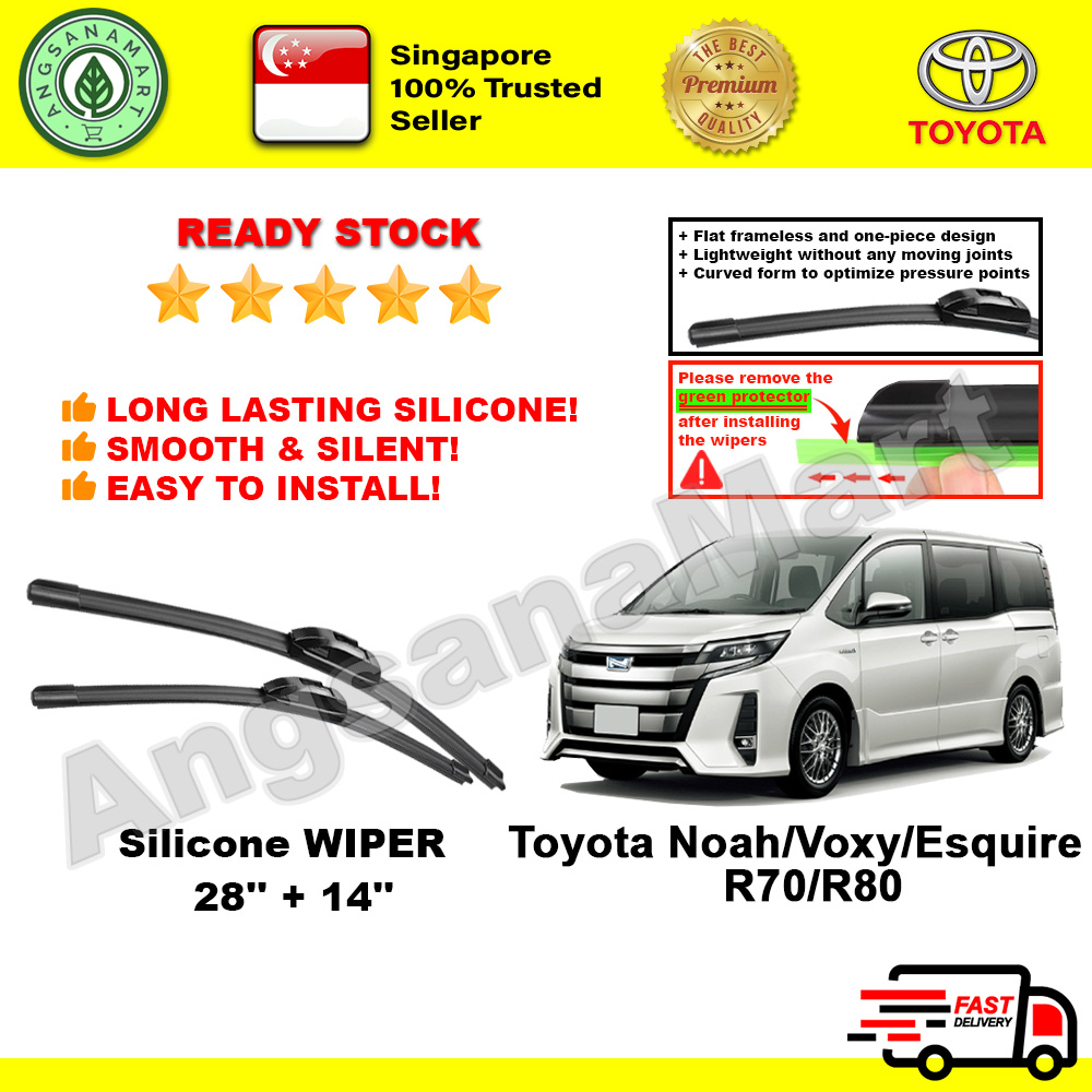 Genuine Silicon Wiper / Hybrid Wiper / Rear Wiper (for 2021 Toyota Noah/Voxy/Esquire) | Shopee ...