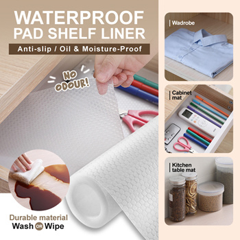 SG STOCK SUPER THICKER Non Slip Drawer Mat Plastic Shelf Liner Cabinet ...