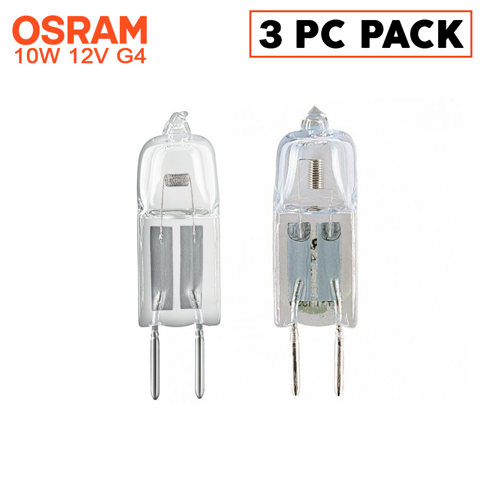 3 PC PACK | OSRAM HALOGEN 10W | 12V | G4 | 2 Pin | Warm White | Shopee ...