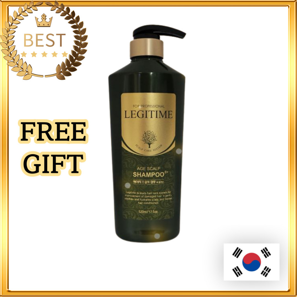 [LEGITIME] Age Scalp Shampoo B+ 520ml│Prevent Hair Loss Anti Hair Loss ...