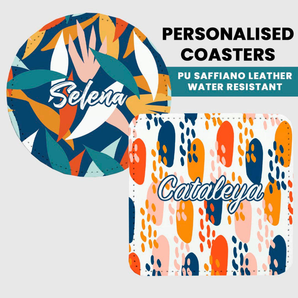 Customised Coaster Personalised Name Gift Custom Design Corporate Gifts ...