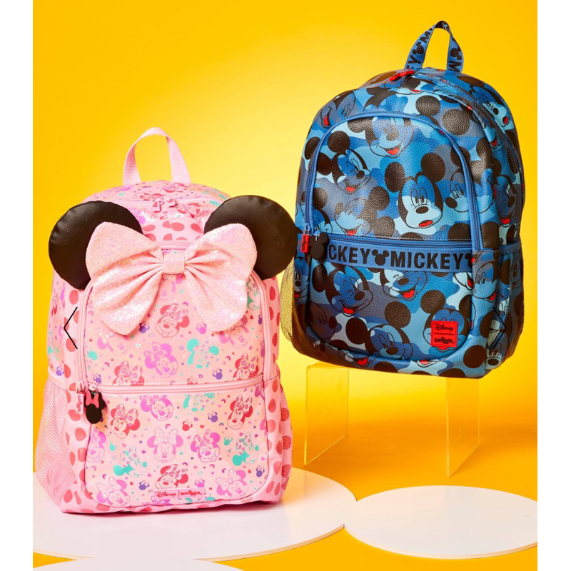 （CLEARANCE） Smiggle x Disney Mickey Minnie Large Backpack | Shopee ...
