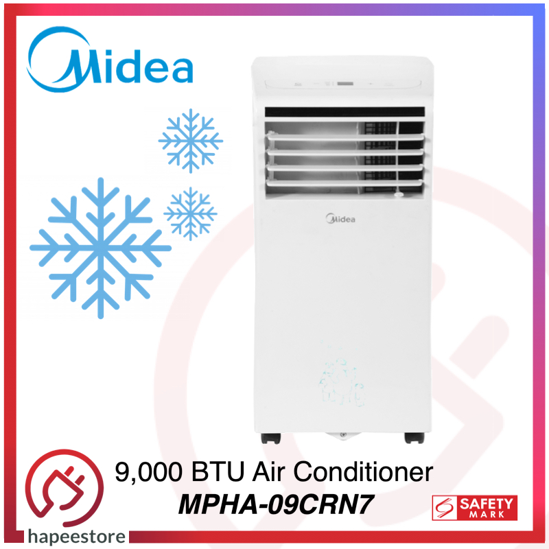 Midea 9,000 BTU Portable Air Con / Air Conditioner / Aircon - MPHA ...