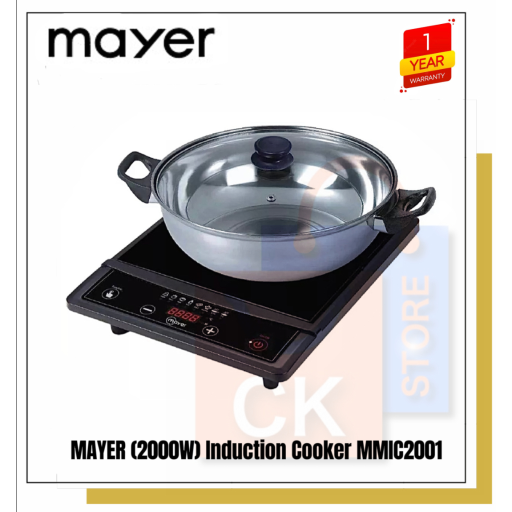 Mayer (2000W) Induction Cooker With Free Pot - MMIC2001 (1 Year ...