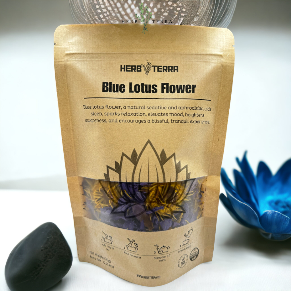 [SG] Premium Egyptian Blue Lotus Flower | Dreamy Herb | Shopee Singapore