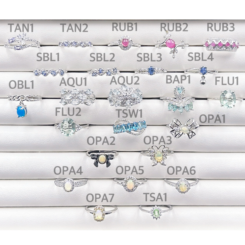 Crystal Rings (Assorted 1) | Shopee Singapore