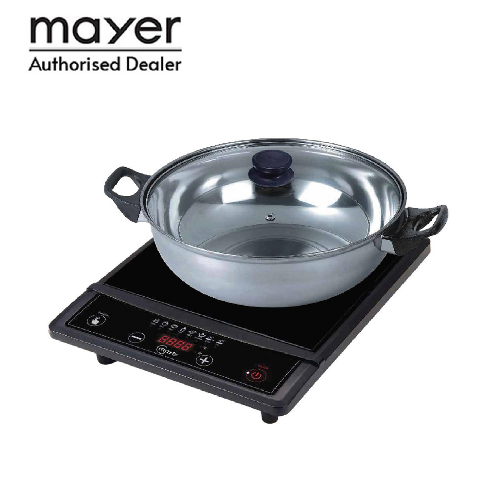 Mayer 2000W Induction Cooker with S/S Pot MMIC2001 | Shopee Singapore