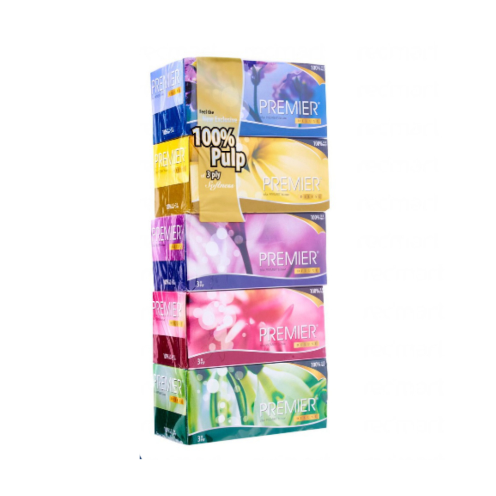 [SG] PREMIER Tissue Box (5 BOXES/PACK) [Evergreen Stationery] | Shopee ...