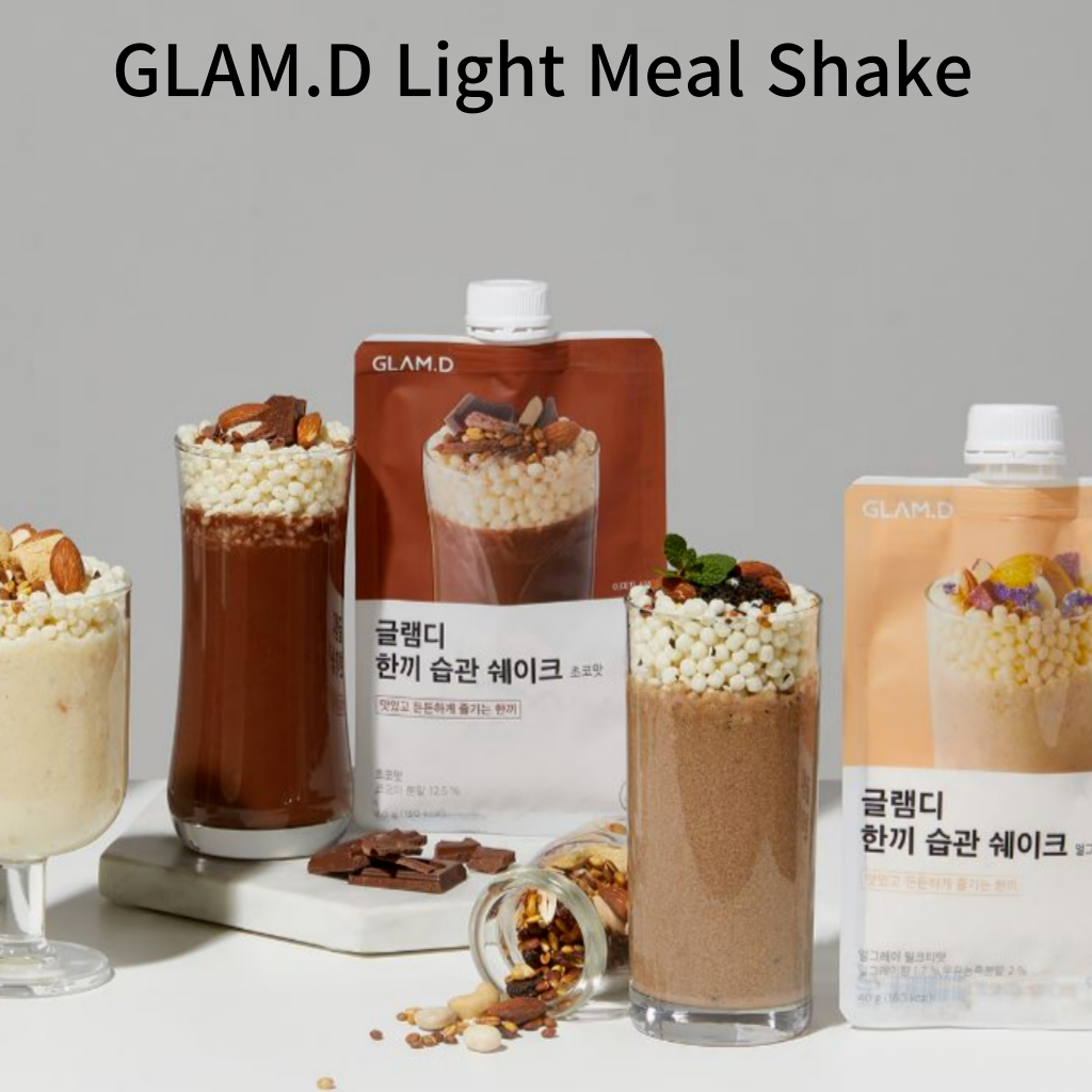 [GLAM.D] Daily Diet Shake 150kcal/ 40g/ Korean Light Meal Habit Shake ...