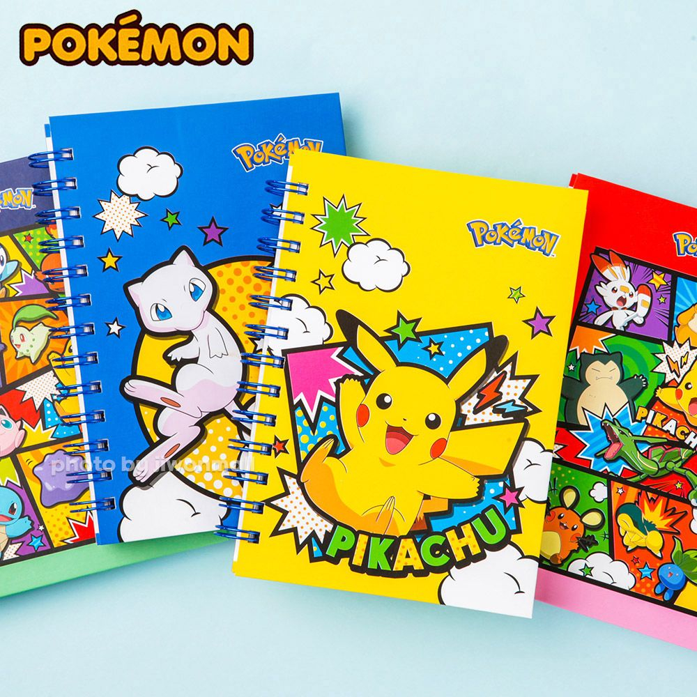 [LAST STOCK] Pokemon 120sheets Hard Cover Ring Lined Notebook Notepad ...