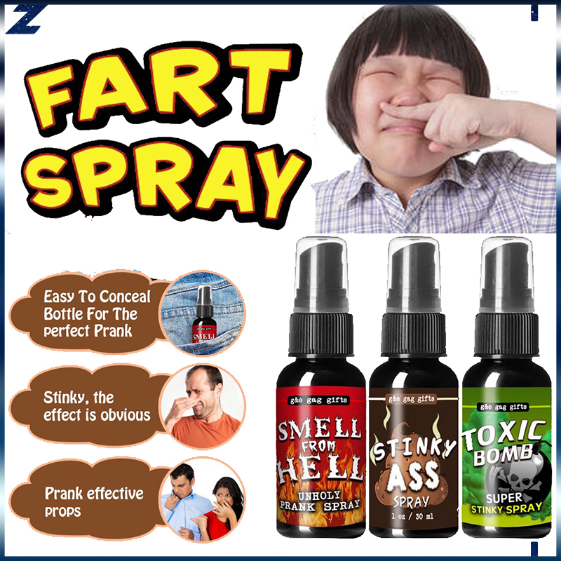 ⚡30ml Novelty Liquid Fart Gag Prank Joke Spray Can Tricky Prank Toy ...