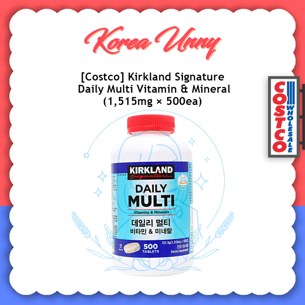 [Costco] Kirkland Signature Daily Multi Vitamin & Mineral 1,515mg x 500 ...