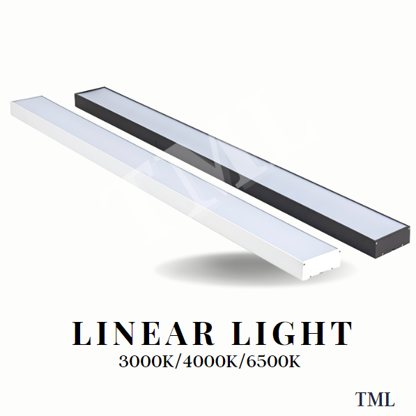 Premium Black White Linear Light Pendant and Surface Mount Type TML ...