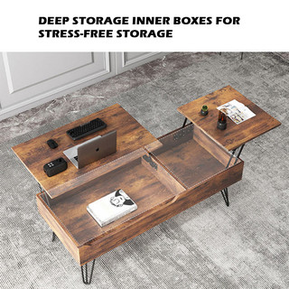 Multifunction Lifting Coffee Table Multifunctional Dual-purpose Coffee ...