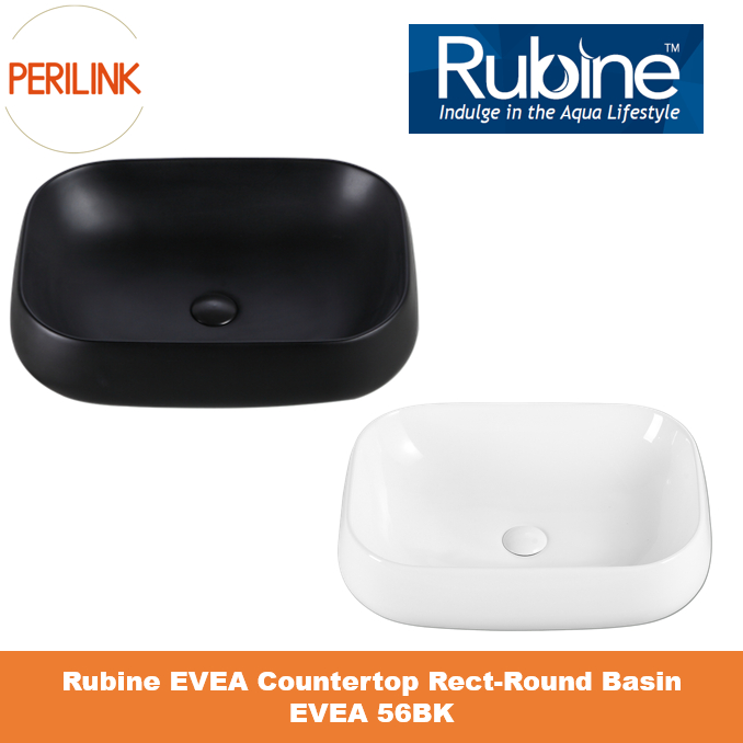 Rubine EVEA Countertop Bathroom Basin Table Top Basin Rect-Round Basin ...