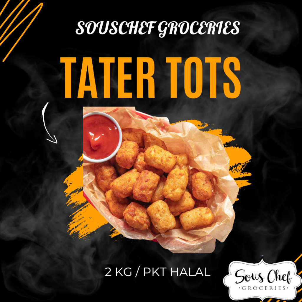 FROZEN TATER TOTS / MINI HASHBROWN 2 KG/PKT HALAL | Shopee Singapore