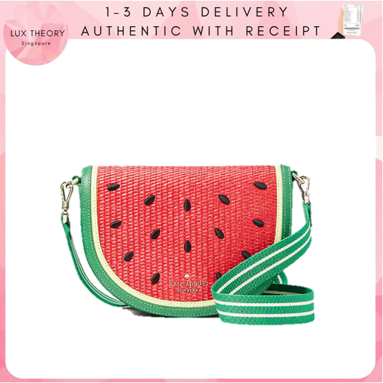 Pre-order: Kate Spade Watermelon Crescent Crossbody in Multi KB658 ...