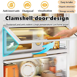 kitchen storage cabinet home locker with door Dust-proof locker ...