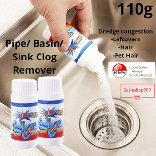 SG SELLER💕 Drain Clog Remover Pipe Dredging Agent for Toilet Bathroom ...