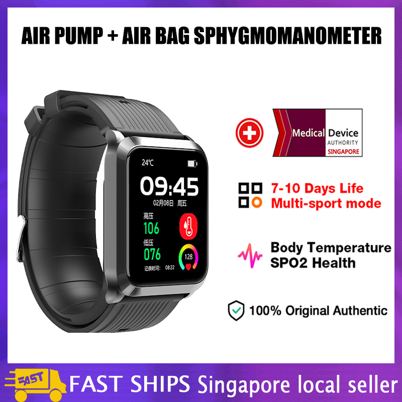 Medical Grade Smart Watch Blood pressure Air Pump + Airbag ...