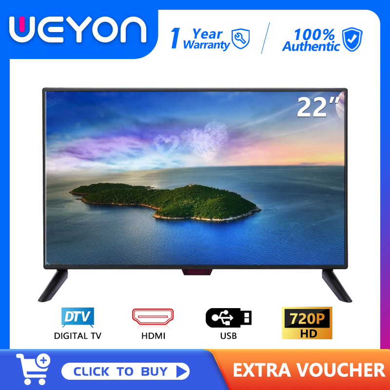 GELL Digital TV 22 inch TV HD LED TV DVBT-2/MYTV | Shopee Singapore