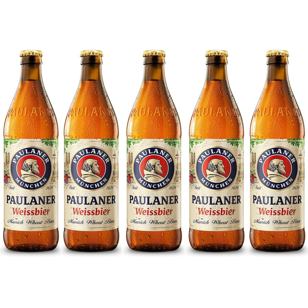 Paulaner Weissbier 5 Pack Deal - 5.5% abv - Munich, Germany (05 x 500ml ...