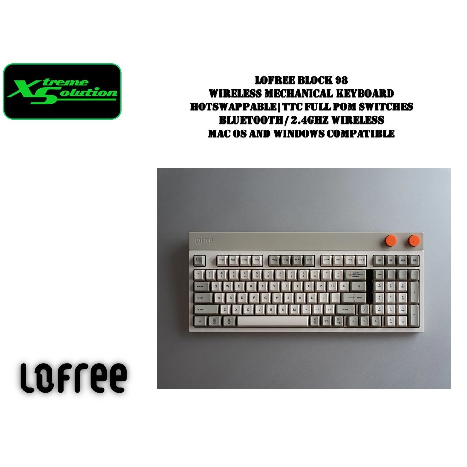 Lofree Block 98 Wireless Mechanical Keyboard | Shopee Singapore