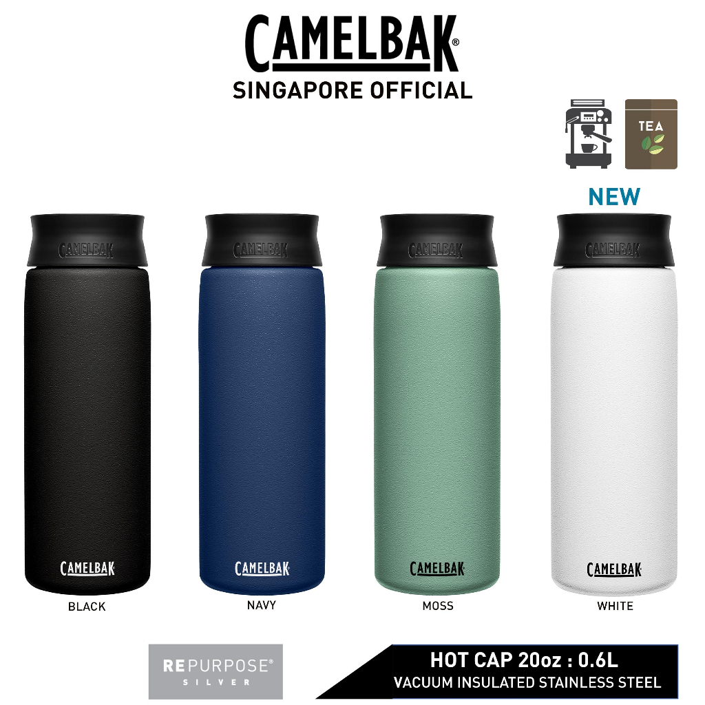 CamelBak Hot Cap Leak Proof Insulated Stainless Steel Travel Tumbler 600ml | Shopee Singapore