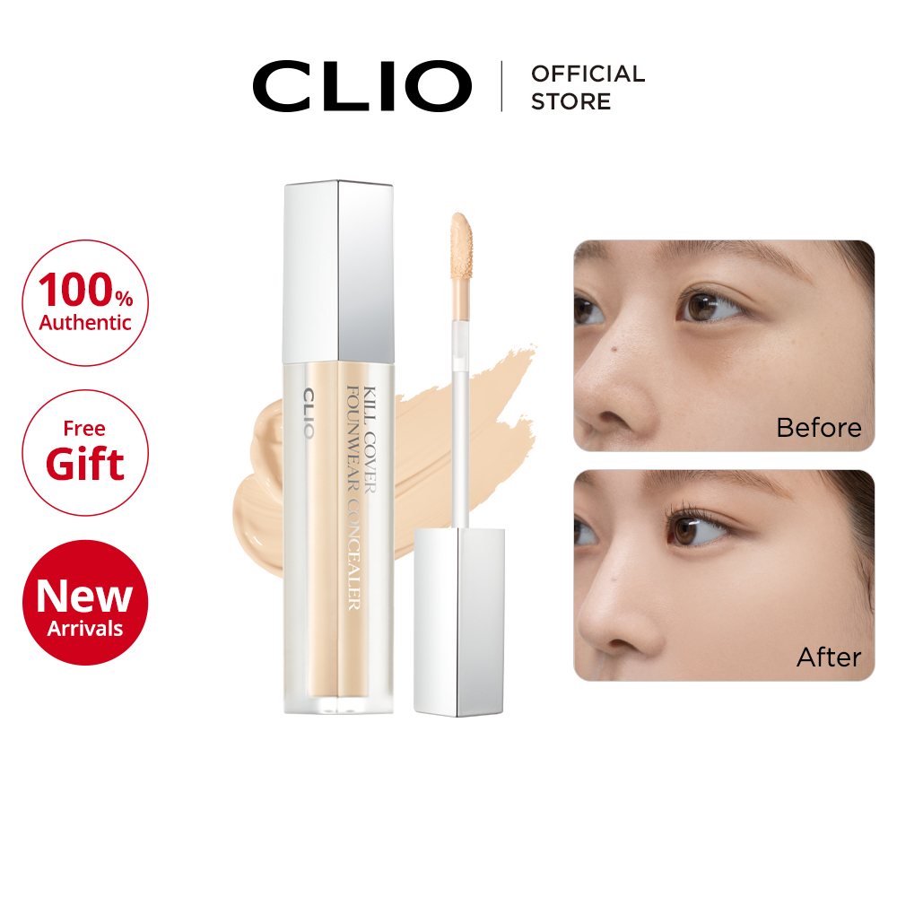 [CLIO] [NEW] Kill Cover Founwear Concealer 6g (Light weight, Rich Density, Long-lasting, 4 ...