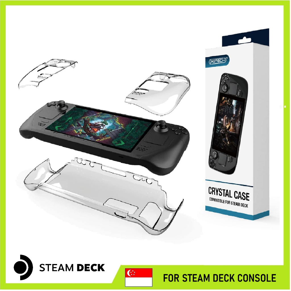 PGTech Steam Deck Protective Clear Crystal Case | Shopee Singapore