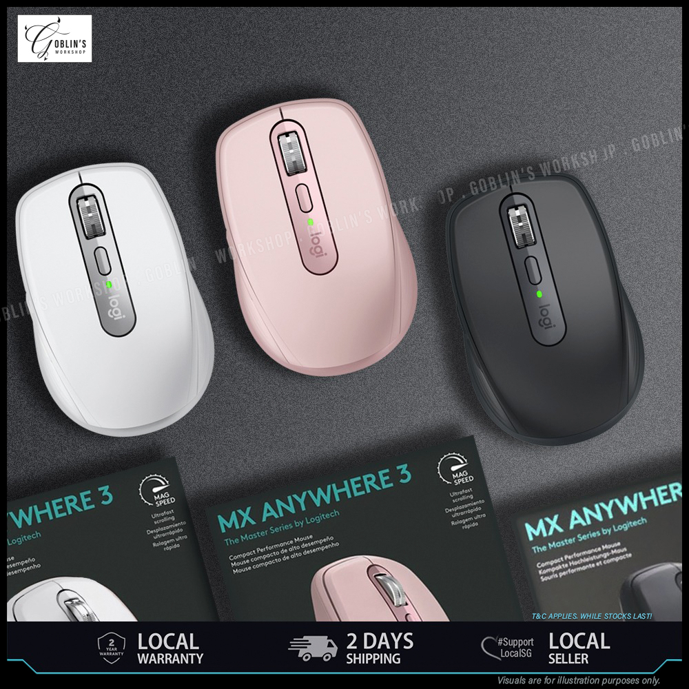 Logitech MX Anywhere 3S | MX Anywhere 3 Advanced Wireless Compact ...