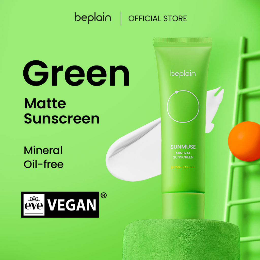 BEPLAIN OFFICIAL SUNMUSE MINERAL SUNSCREEN 50ml | Shopee Singapore