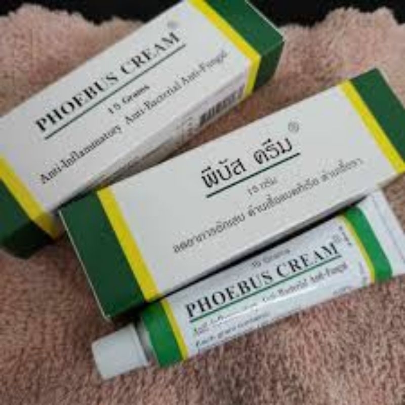 泰国消炎膏 抗菌 抗真菌 Thailand Phoebus cream 15g พีบัสครีม | Shopee Singapore