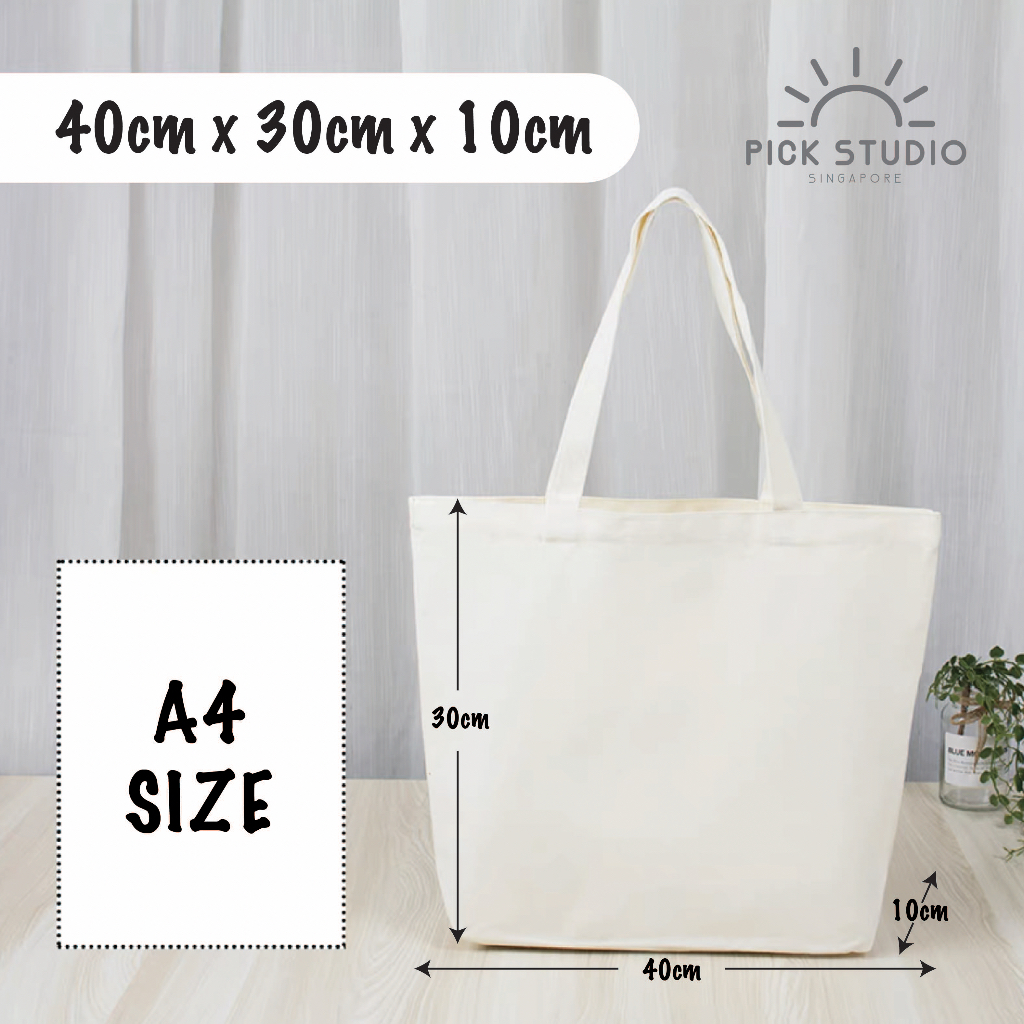 [SG READY STOCK] 10+ Designs! Canvas Shopping Bag / Canvas Tote Bag ...