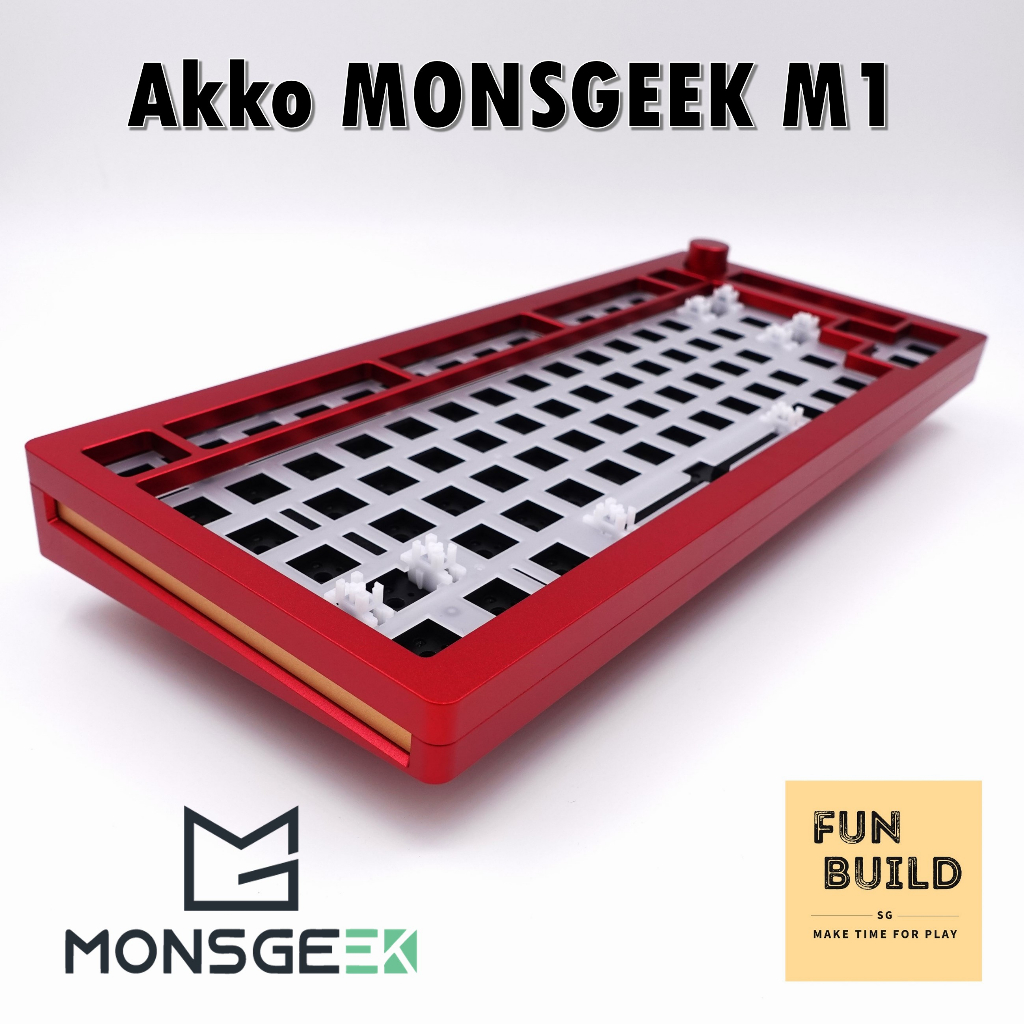 Akko MONSGEEK M1 / M1W CNC Aluminium Mechanical Keyboard Barebones Kit ...
