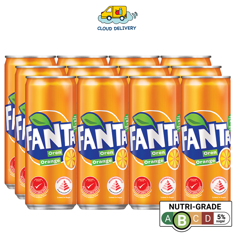 Fanta Orange Can Drink (12 x 320ml / 24 x 320ml) | Shopee Singapore