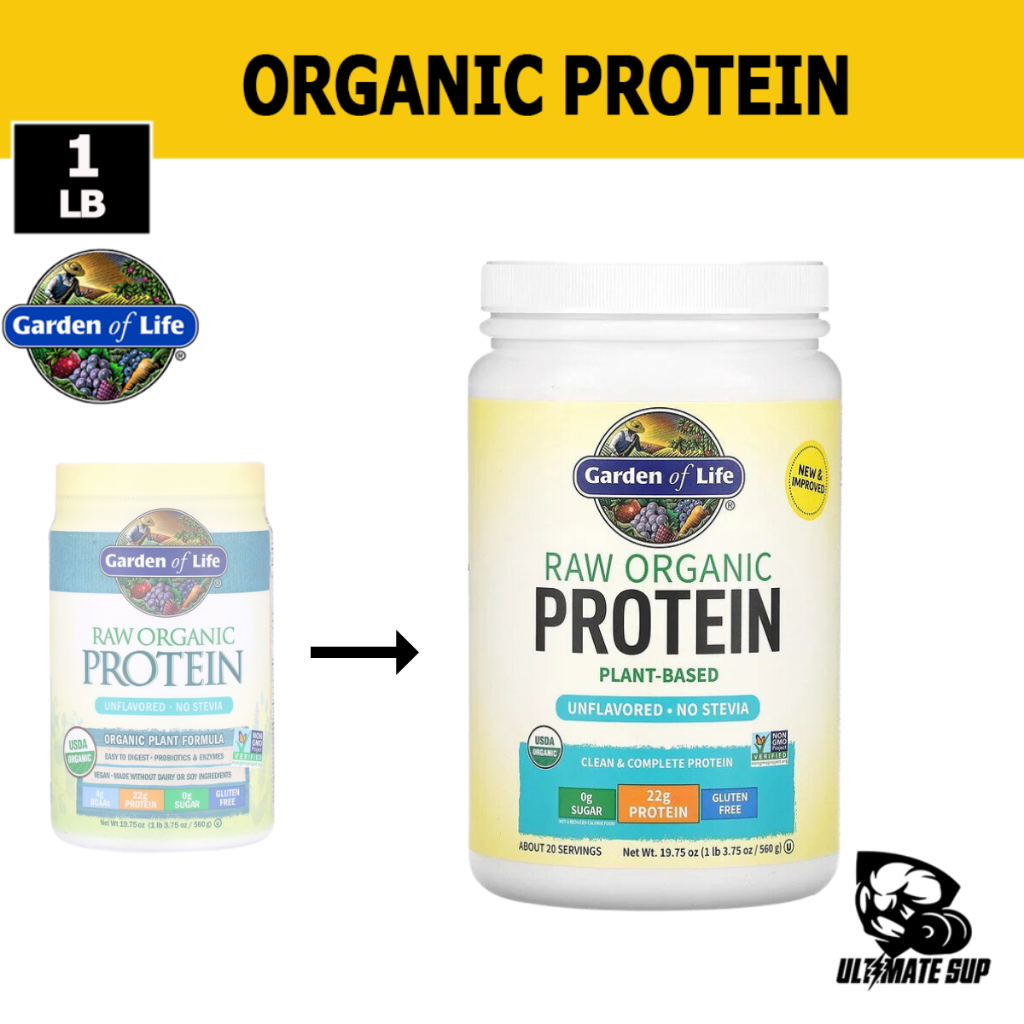 Garden Of Life, RAW Organic Protein, Protein Powder With Organic Plant ...