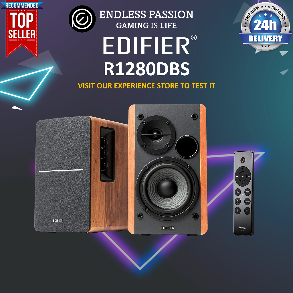 EDIFIER R1280DBS Bluetooth Bookshelf Speakers | Shopee Singapore