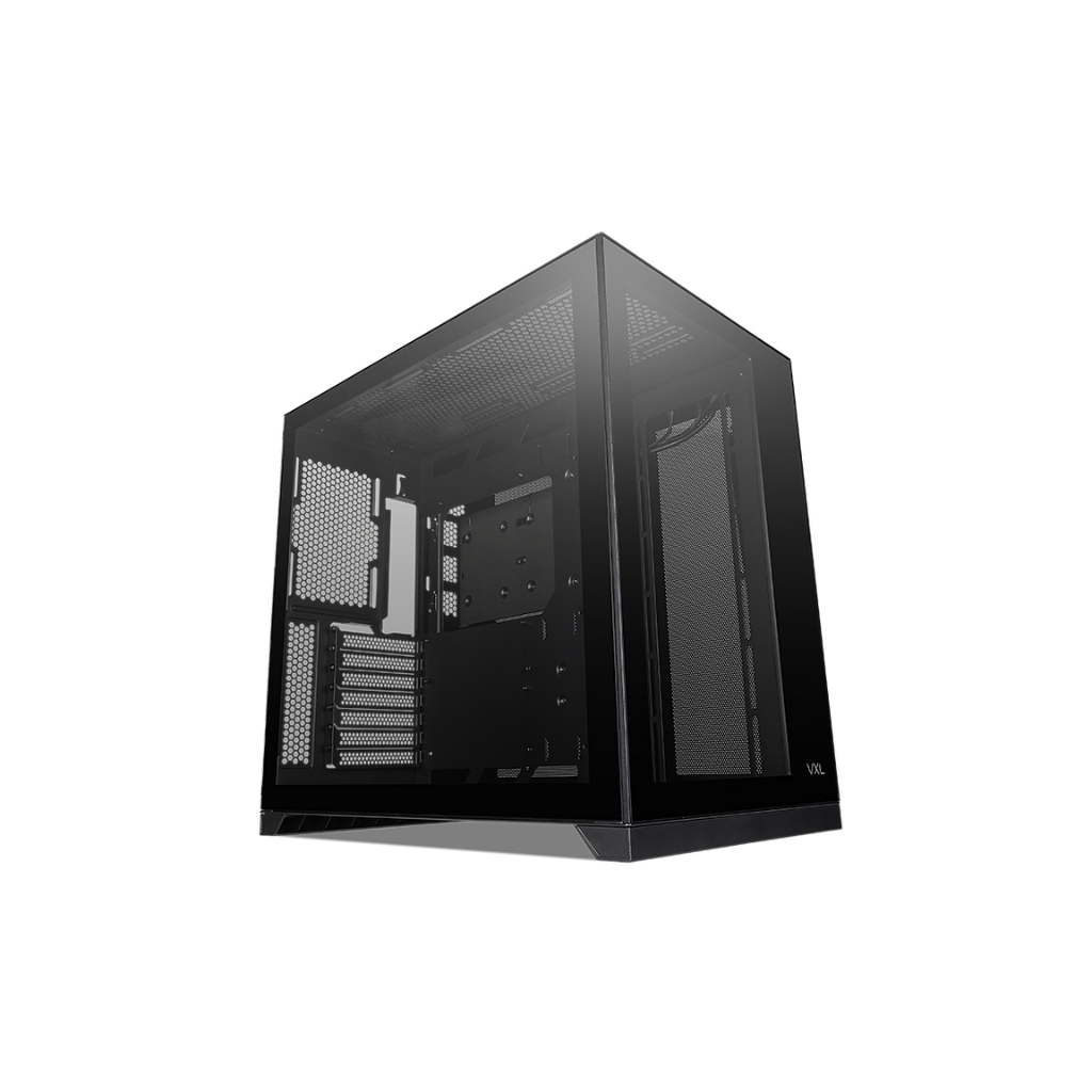TECWARE VXL EVO ARGB x4 Fans / VXL TEMPERED GLASS DUAL CHAMBER ATX CASE ...