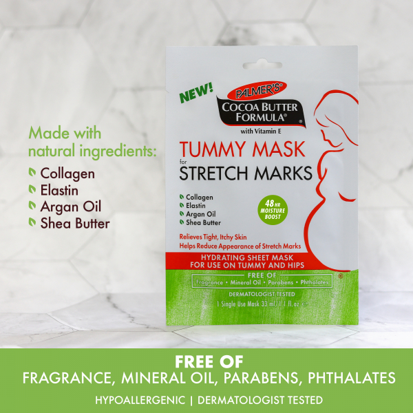 Palmer's Tummy Mask for Stretch Marks (Single Use Mask) 33ml per sheet ...