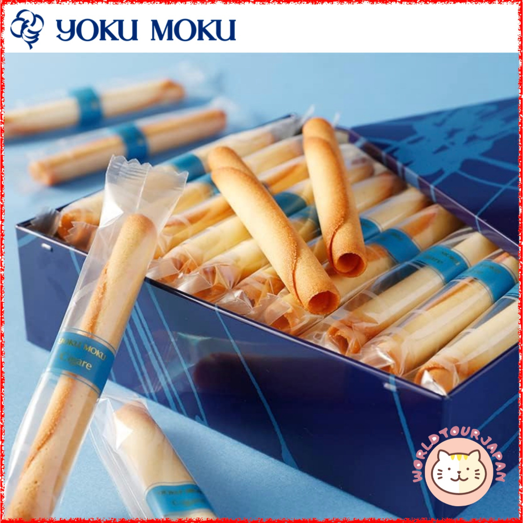 TOKYO YOKU MOKU Cigare Butter Flavored Rolled Cookies / Rich Butter Flavor / Made in JAPAN ...